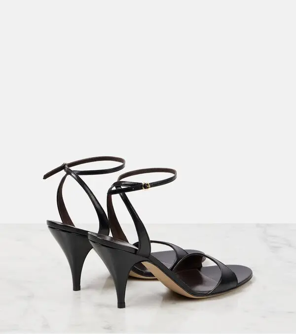 THE ROW Vika Leather Slingback Sandals