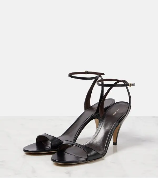 THE ROW Vika Leather Slingback Sandals