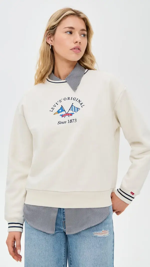 LEVI'S Graphic Heritage Sport Crewneck Sweatshirt