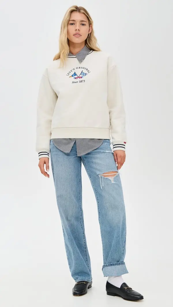 LEVI'S Graphic Heritage Sport Crewneck Sweatshirt