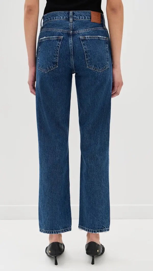 ANINE BING Kate Straight Leg Jeans