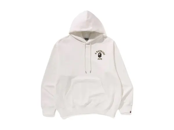 A BATHING APE 1st Camo College Logo Relaxed Fit Pullover Hoodie