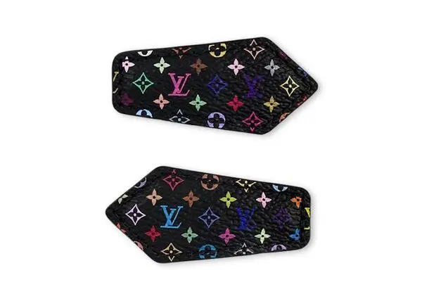 LOUIS VUITTON X Takashi Murakami Monogram Mini Backstage Hair Clips - Black Multicolored