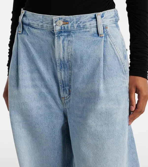 AGOLDE Darsha Mid-rise Barrel-leg Jeans