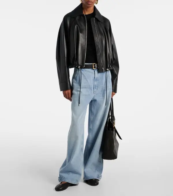 AGOLDE Darsha Mid-rise Barrel-leg Jeans