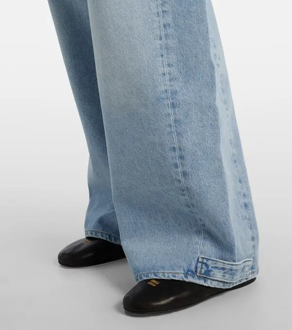 AGOLDE Darsha Mid-rise Barrel-leg Jeans