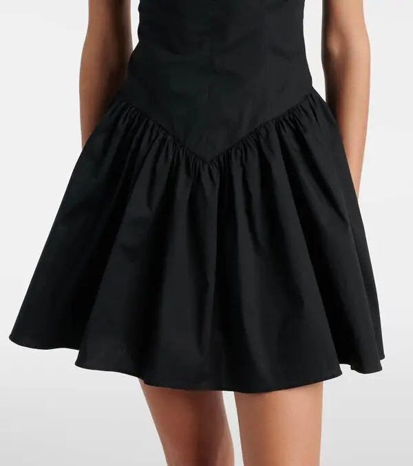 Staud Dena Cotton Poplin Minidress