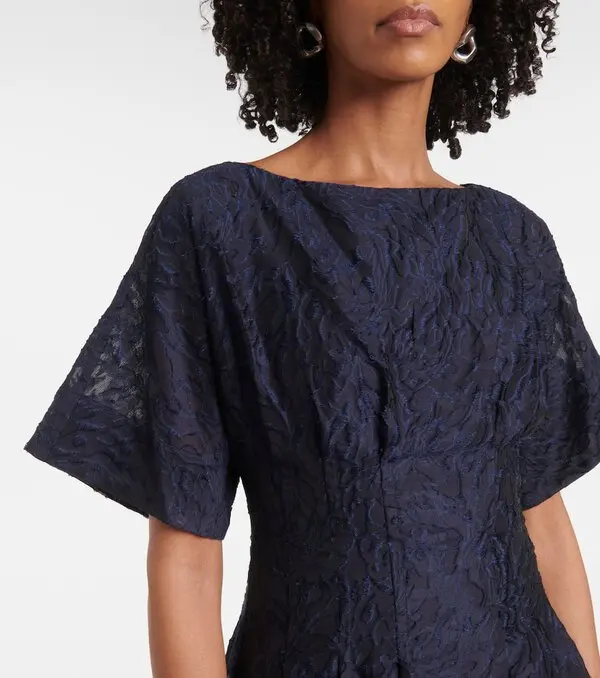 Simkhai Rosalie Jacquard Midi Dress