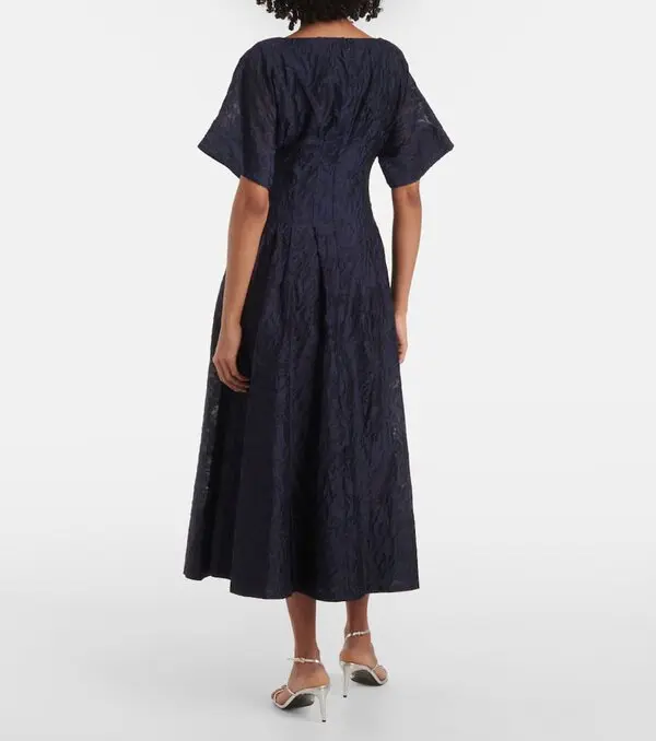 Simkhai Rosalie Jacquard Midi Dress