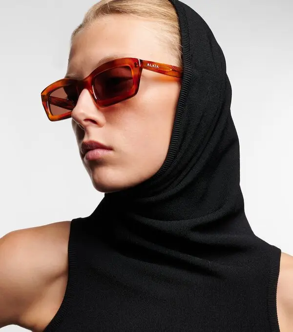 Alaïa Rectangle Sunglasses