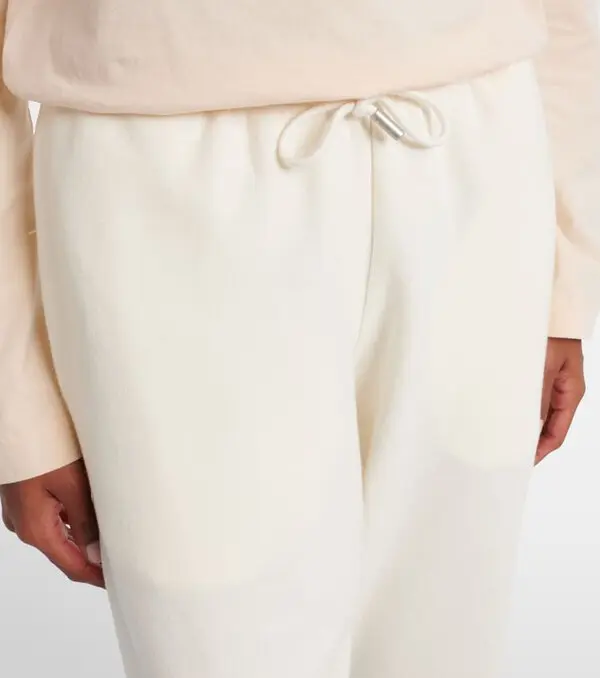 THE ROW Teo Cotton And Cashmere Sweatpants