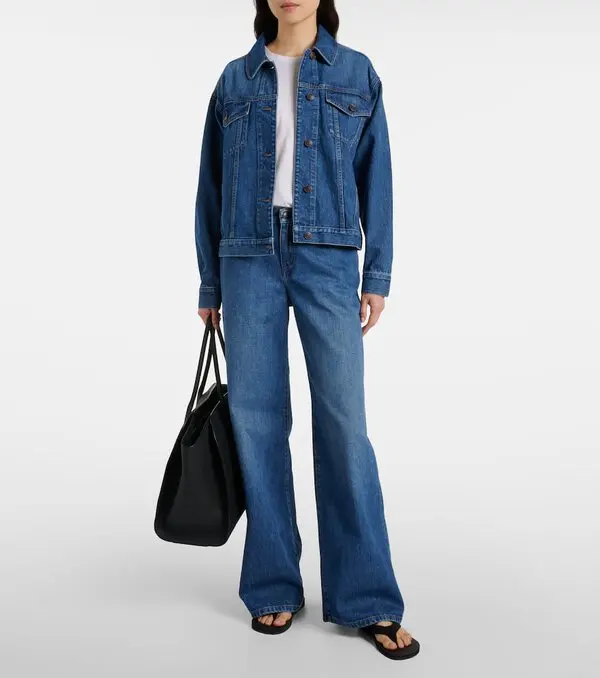 THE ROW Sebilia Denim Trucker Jacket