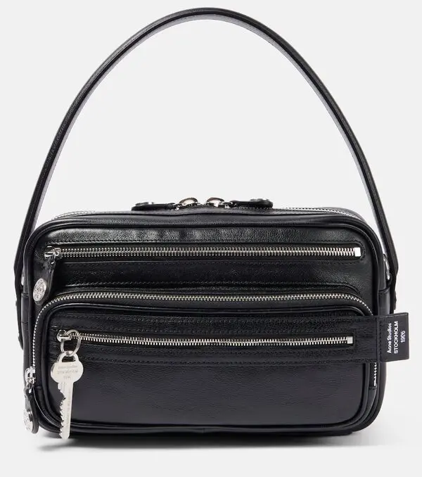 Acne Studios Leather Shoulder Bag - Black