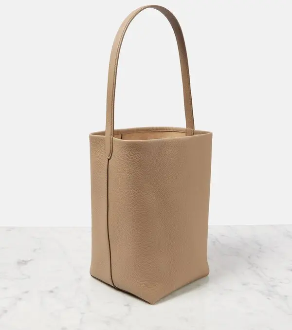 THE ROW N/s Park Medium Leather Tote Bag