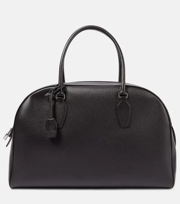 THE ROW India Large Leather Tote Bag - Brown