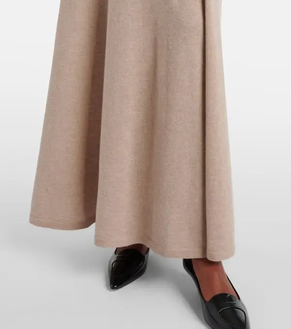 THE ROW Jovan Cashmere Maxi Skirt