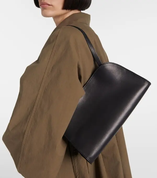 THE ROW Peggy Small Leather Shoulder Bag