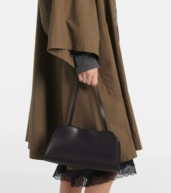 THE ROW Peggy Small Leather Shoulder Bag