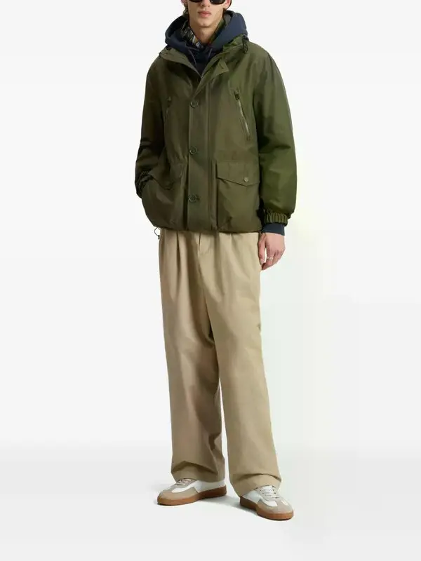 Woolrich Parka Light Ramar With Hood - Green