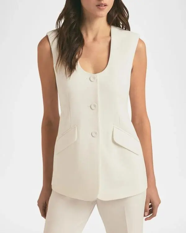 FAVORITE DAUGHTER The Diana Vest - Ivory
