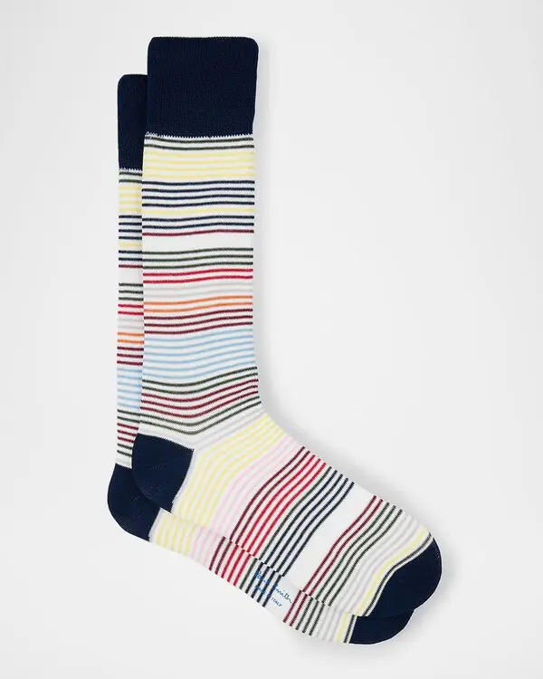 Paul Smith Idris Signature Stripe Socks - Striped