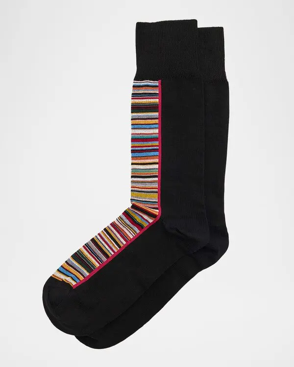Paul Smith Signature Stripe Crew Socks - 92 Multi