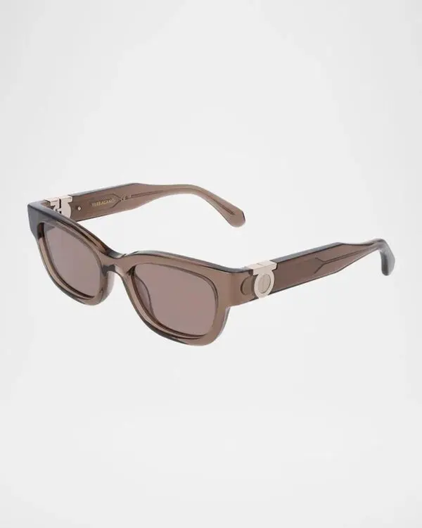 FERRAGAMO Gancino Rectangle Sunglasses