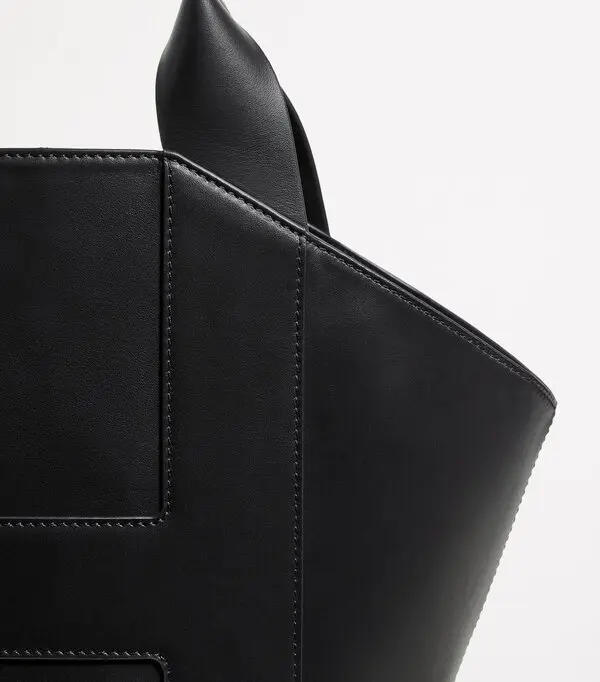 Harrods Leather H Tote Bag