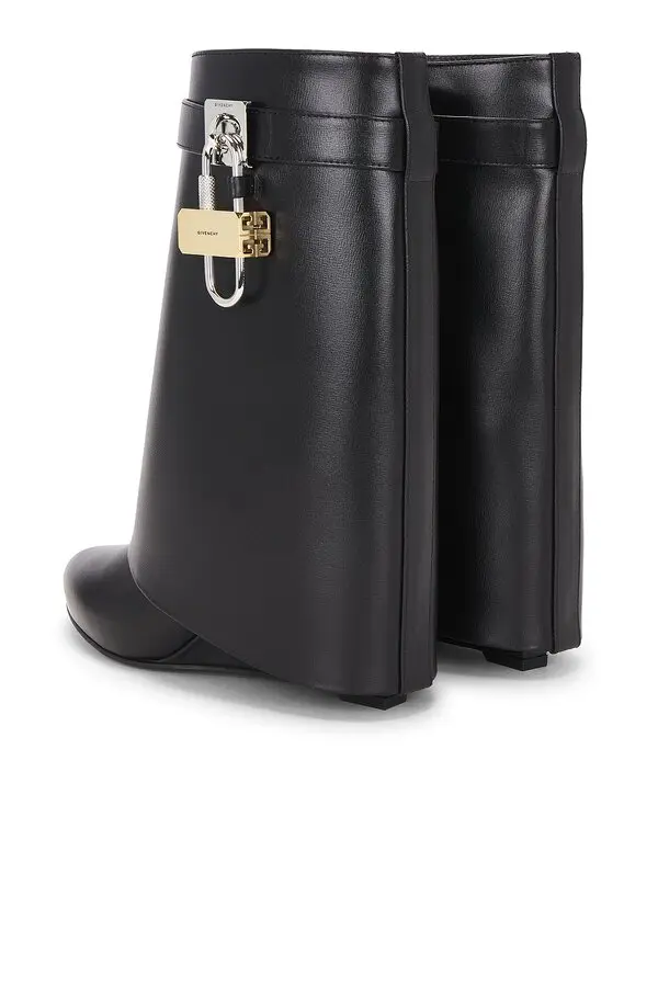 Givenchy Shark Lock Ankle Boots - Black