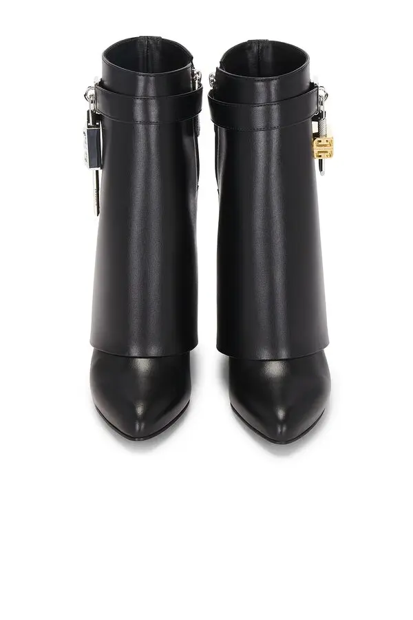 Givenchy Shark Lock Ankle Boots - Black