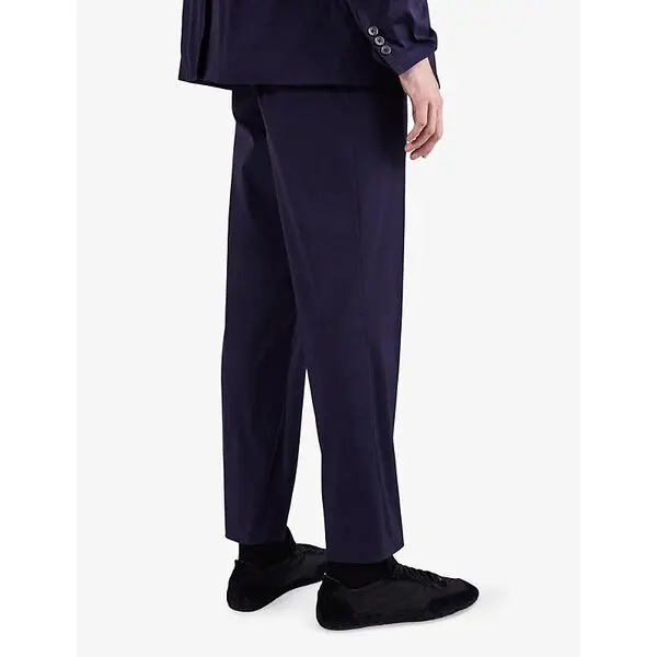 Prada Slim-fit Stretch-poplin Trousers