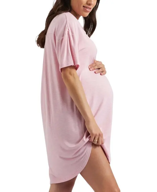 RIPE MATERNITY Dreamy Night Shirt - Pink