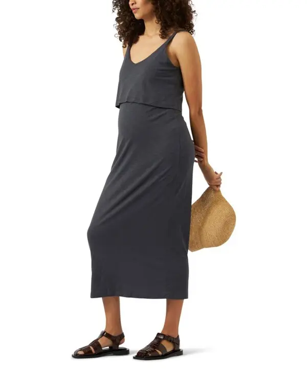 RIPE MATERNITY Kerry Nursing Dress - Grey