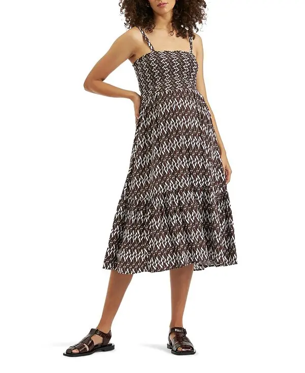 Ripe Maternity Grace Shirred Dress - Brown - 33% Off | Editorialist
