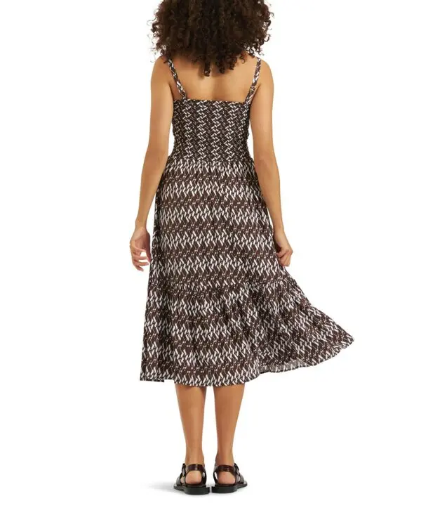 RIPE MATERNITY Grace Shirred Dress - Brown