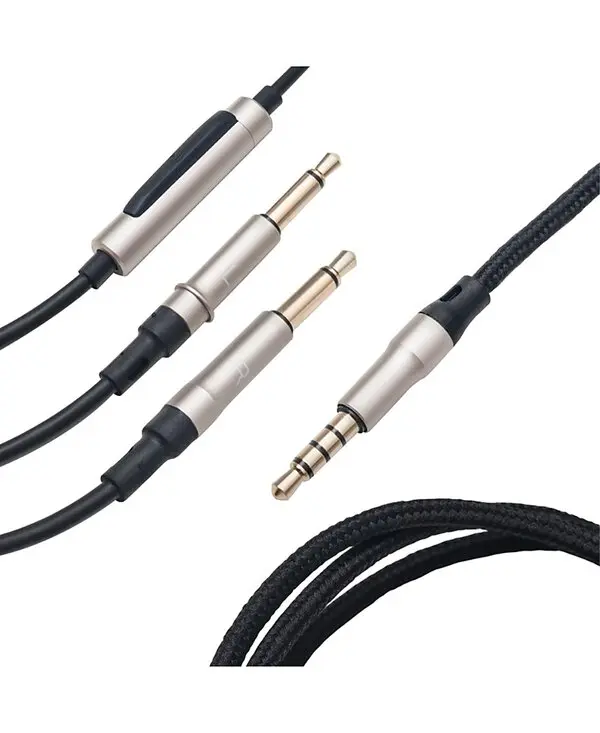 MEZE AUDIO Mono 3.5mm 99 Series Standard Headphone Cable With Microphone 3.9 Ft - Silver