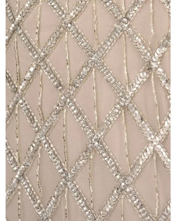 Aidan Mattox Beaded Halter Gown