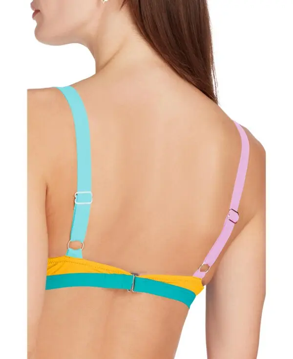 VALIMARE St Barths Colorblock Bikini Top - Yellow