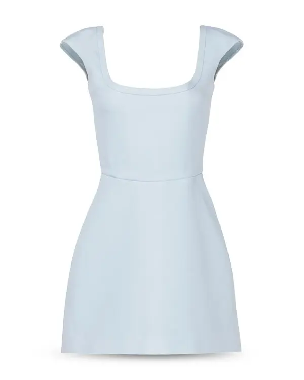 striped white and blue dress White and Dusty Blue Striped Sleeveless Maxi Dress main image 1