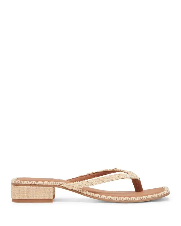 Dolce Vita Barty Thong Sandals - Light Natural
