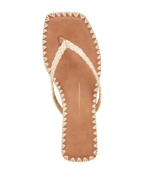 Dolce Vita Barty Thong Sandals - Light Natural