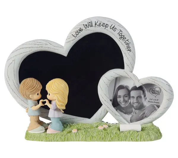 PRECIOUS MOMENTS Love Will Keep Us Together Cha Lkboard Frame - One-color