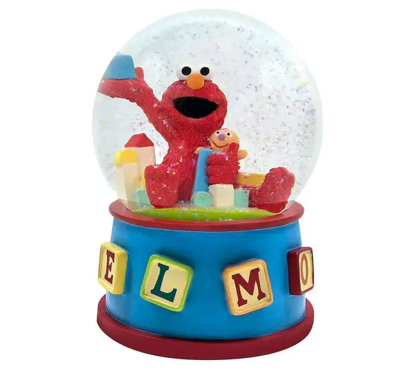 PRECIOUS MOMENTS Elmo's Playtime Musical Snow G Lobe - One-color