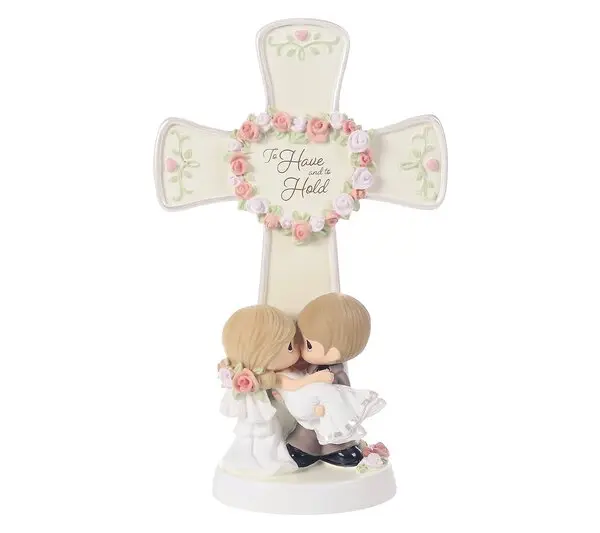 PRECIOUS MOMENTS To Have And To Hold Cross - One-color