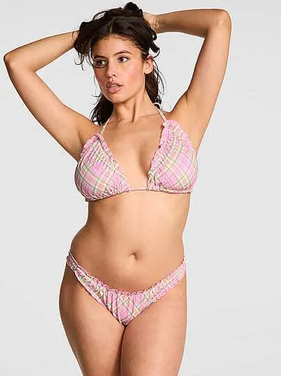 Pink By Frankies Bikinis Hudson Cheeky Bikini Bottom - Print