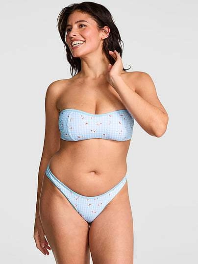 Pink Golden Hour Cheeky Bikini Bottom - Print