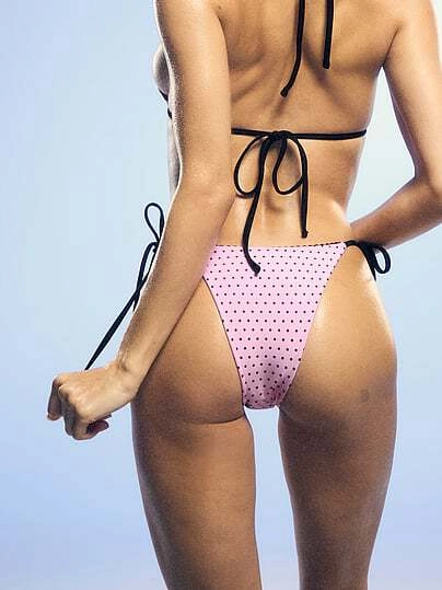 Pink By Frankies Bikinis Rosemary Bikini Bottom - Print