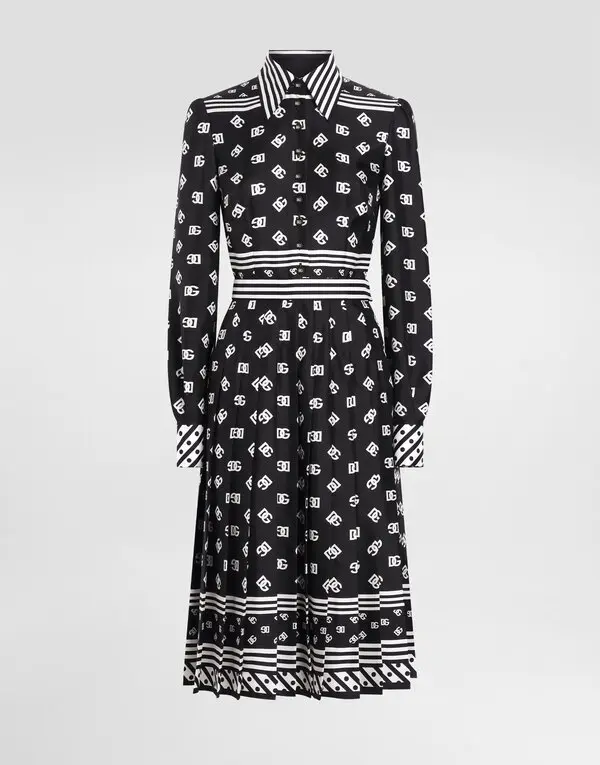 Devor Dg Logo Dress - Black