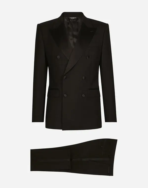 Dolce & Gabbana Three-piece Sicilia-fit Suit In Stretch Wool