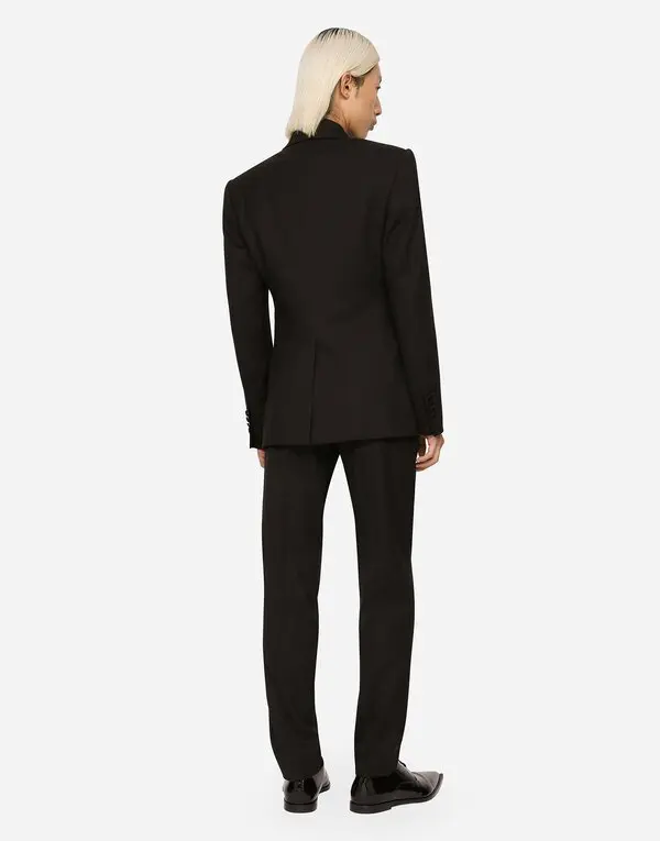 Dolce & Gabbana Three-piece Sicilia-fit Suit In Stretch Wool